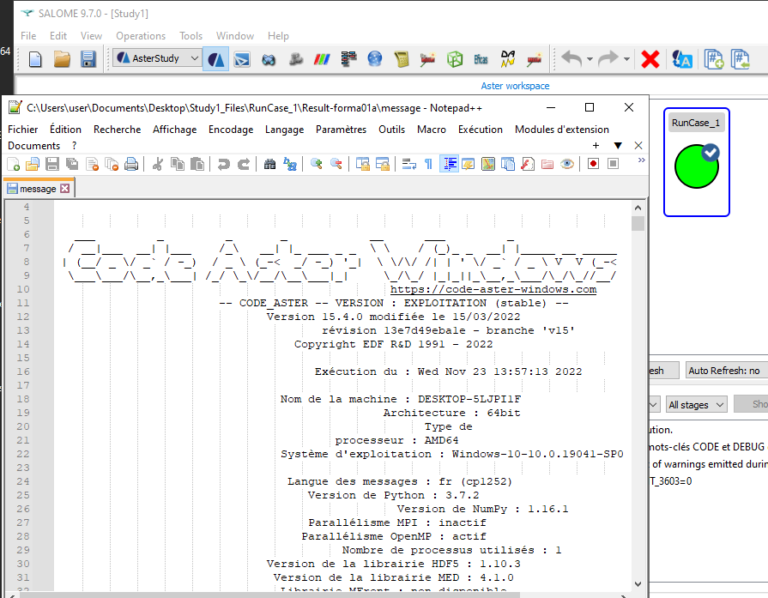 code_aster_15.4 – SimulEase